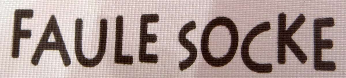 Faule Socke | F | A - Z | Perlsacktiere | Perlsacktiere.de